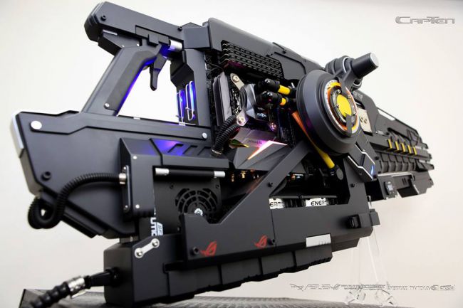 ¡Impresionante! este rifle futurista es en realidad una PC Gamer [FOTOS ...