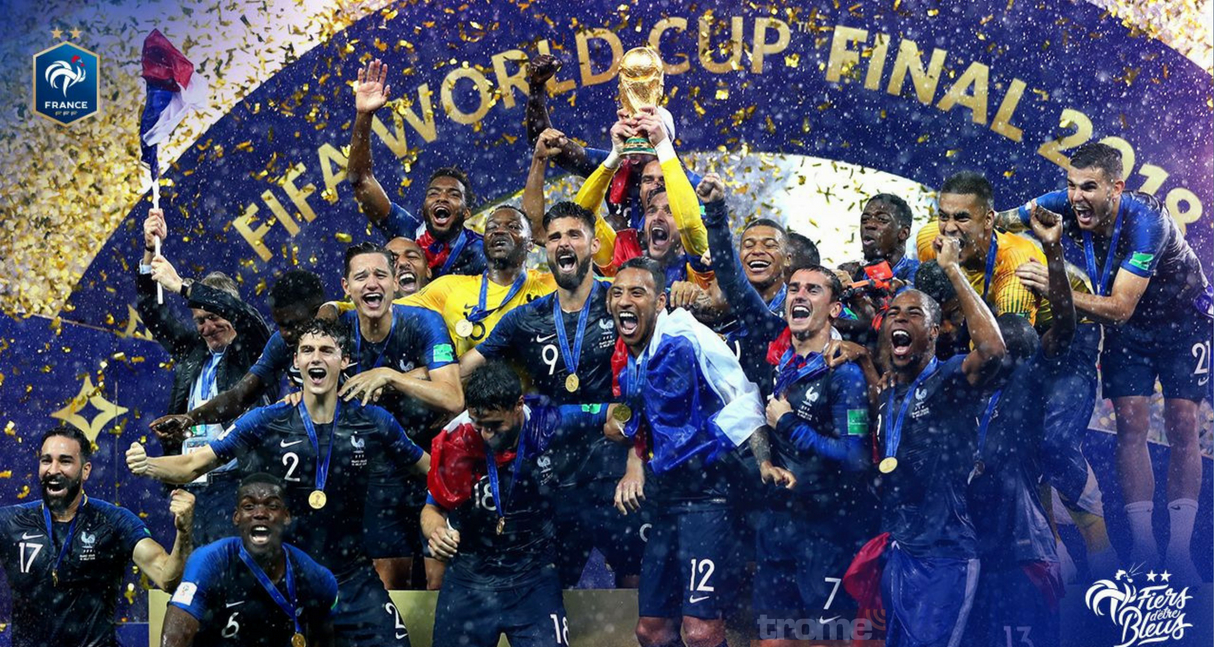 Francia Campeón del mundo: Así festejaron los jugadores segundo título ...