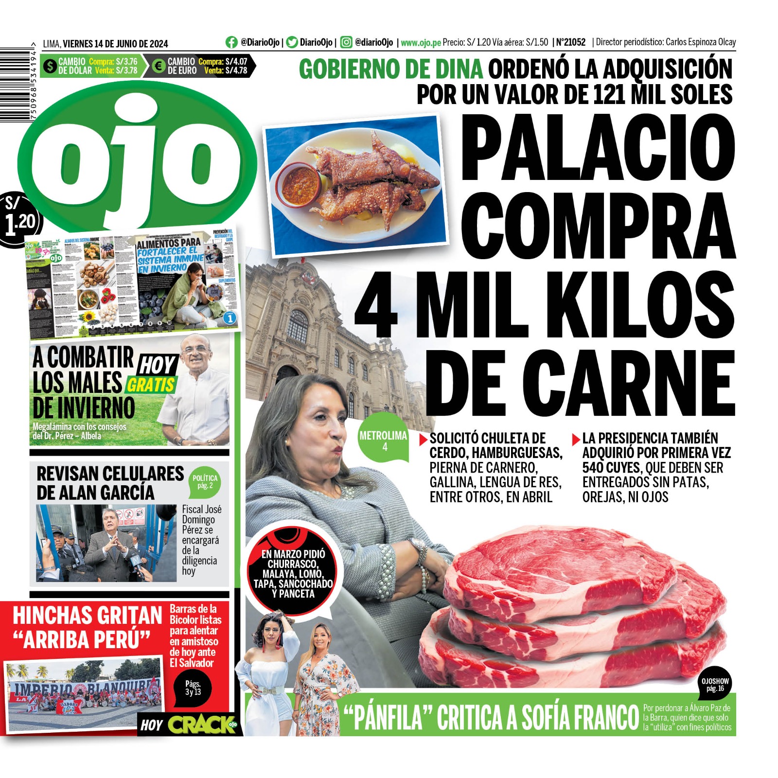 Diario OJO lo último - noticias de HOY Perú, último minuto | Christian ...