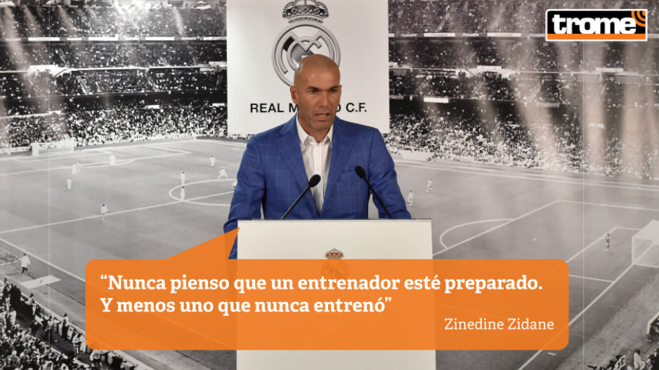 Zinedine Zidane en Real Madrid: las 10 mejores frases de su ...
