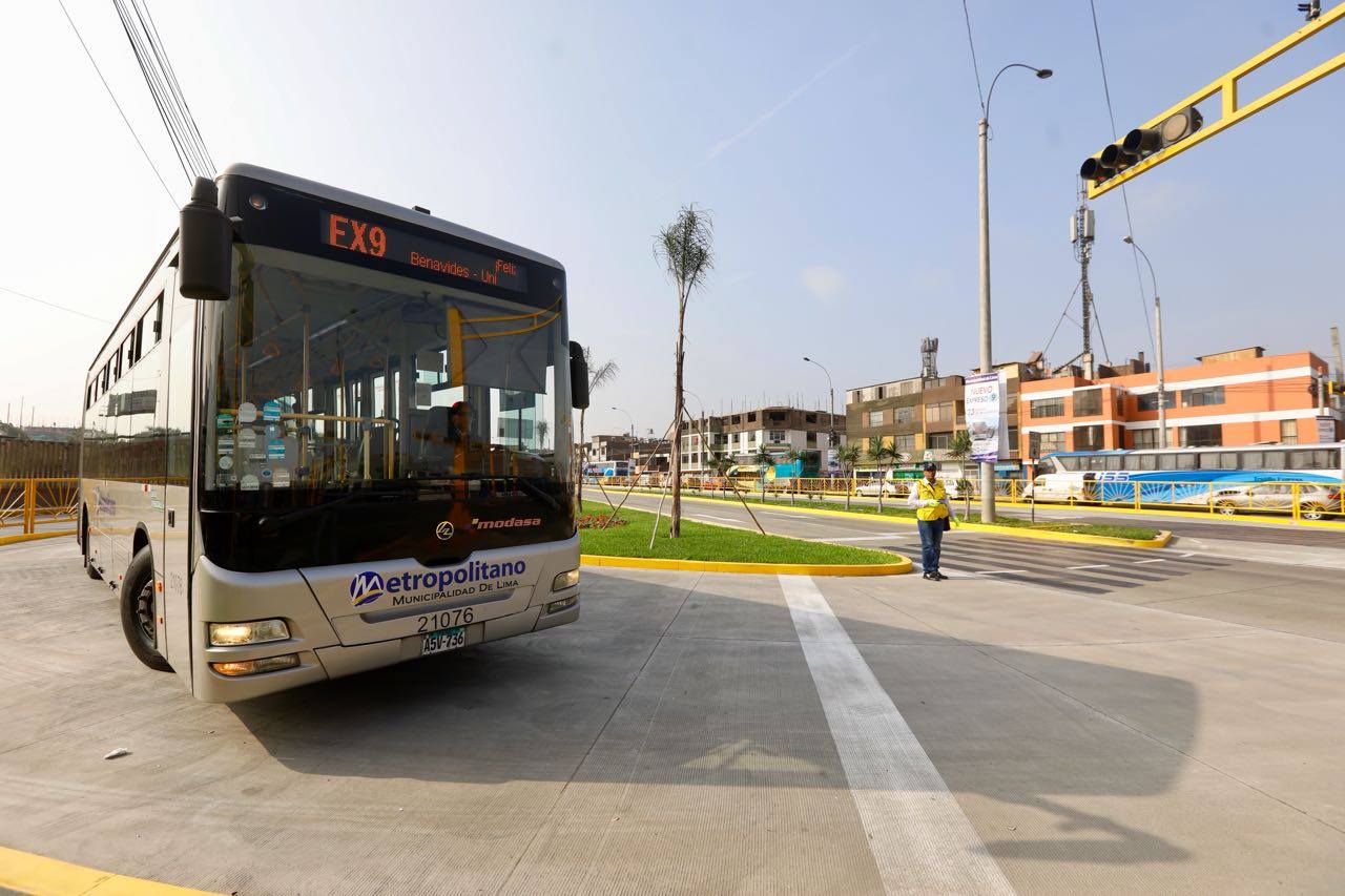 Metropolitano: Entró en servicio el nuevo Expreso 9, conoce cuál es su ...