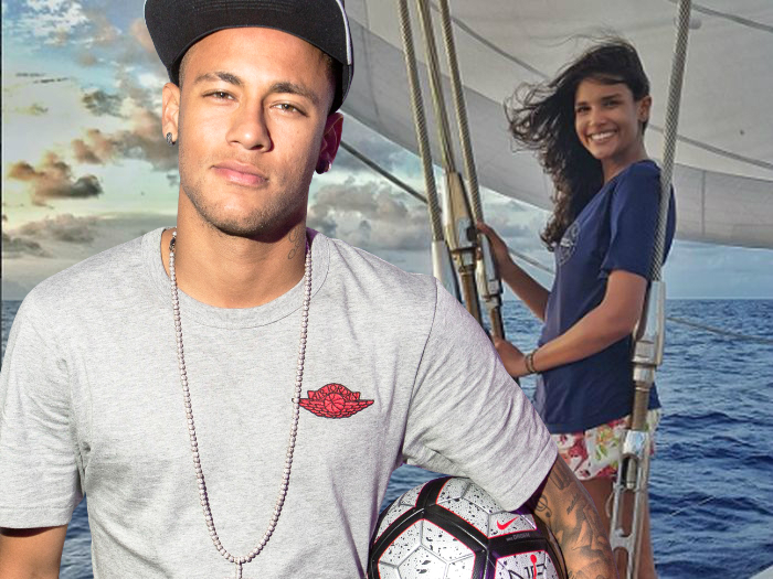 Neymar: Modelo intenta ocultarse de fotógrafos al salir de una ...