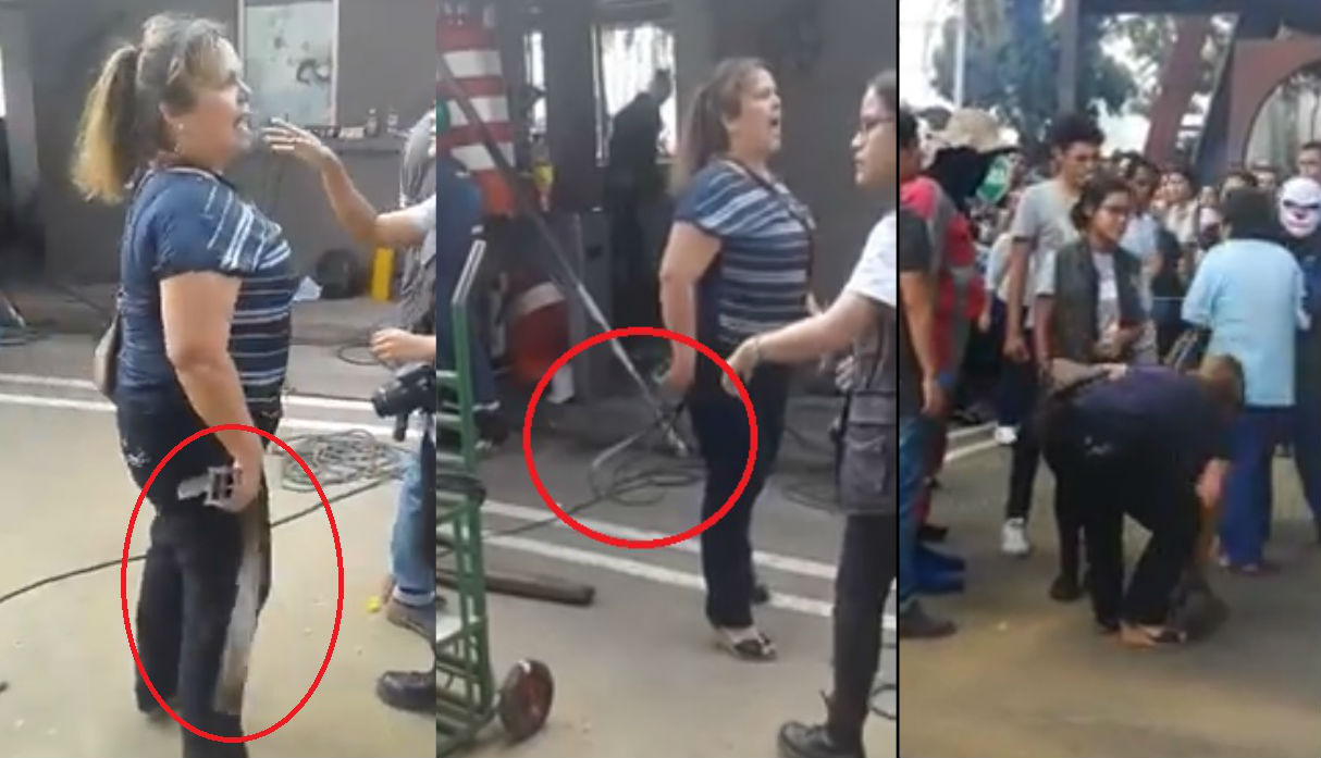 Facebook viral: mujer quiere sacar a correazos a sus hijo que participa ...