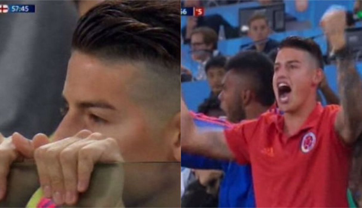 James Rodríguez: De la tristeza infinita al explosivo festejo del GOL ...