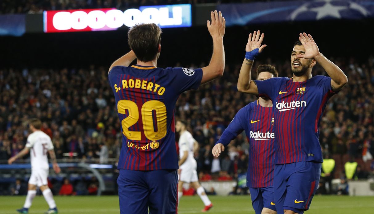 Barcelona vs Roma 4-1 GOLES y VIDEO RESUMEN del partido por cuartos de ...