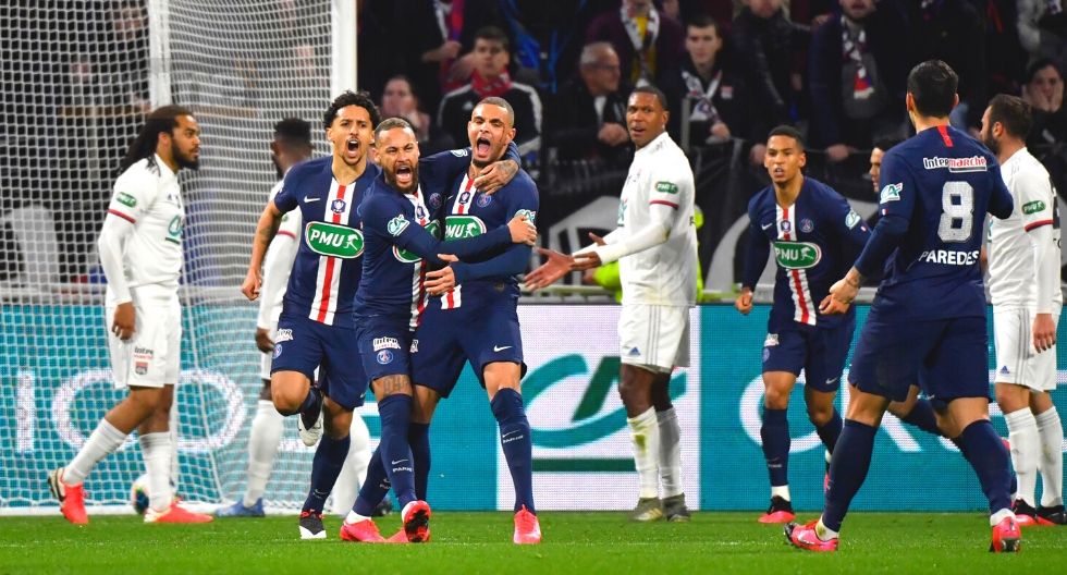 PSG vs Lyon 5-1 clasificó a la final dela Copa de Francia GOLES ...