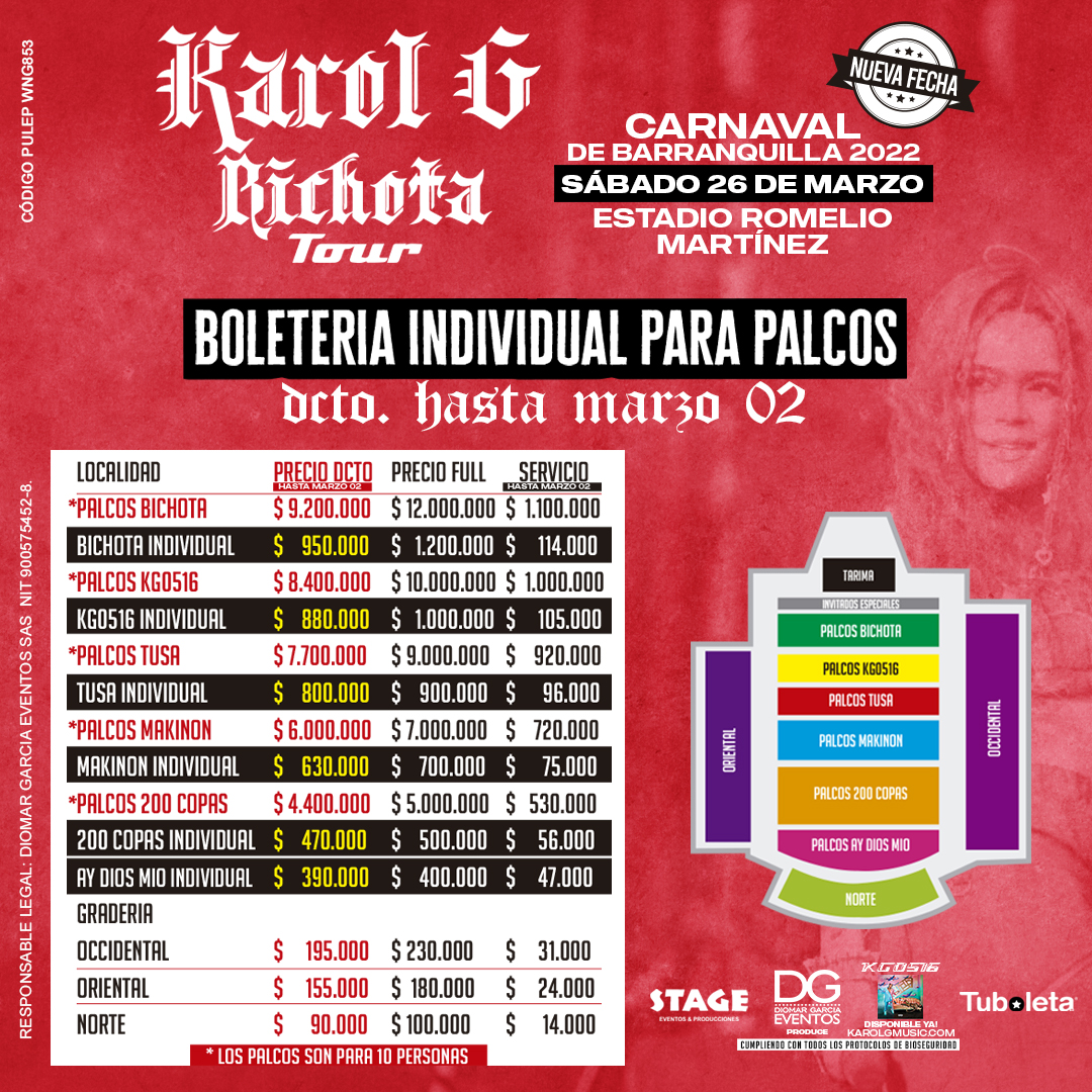 ¿Cuánto vale la boleta para el concierto de Karol G? – 2009worldmasters.com