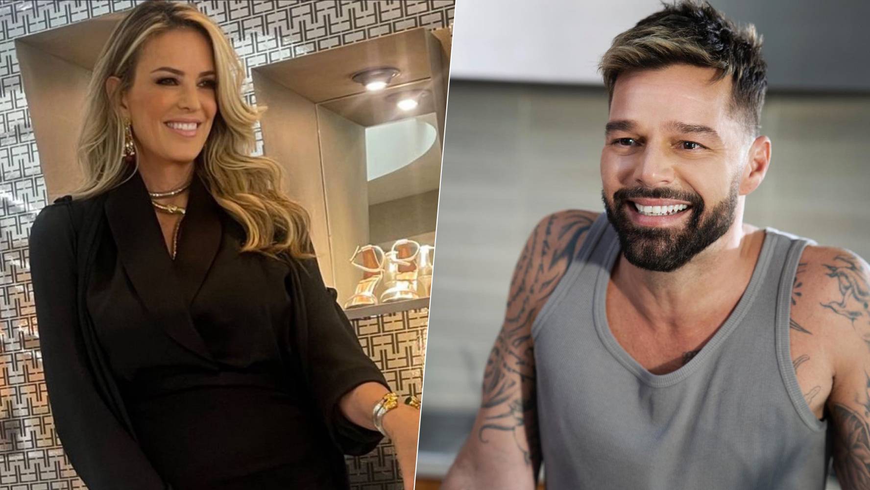 Ricky Martin And Rebecca De Alba