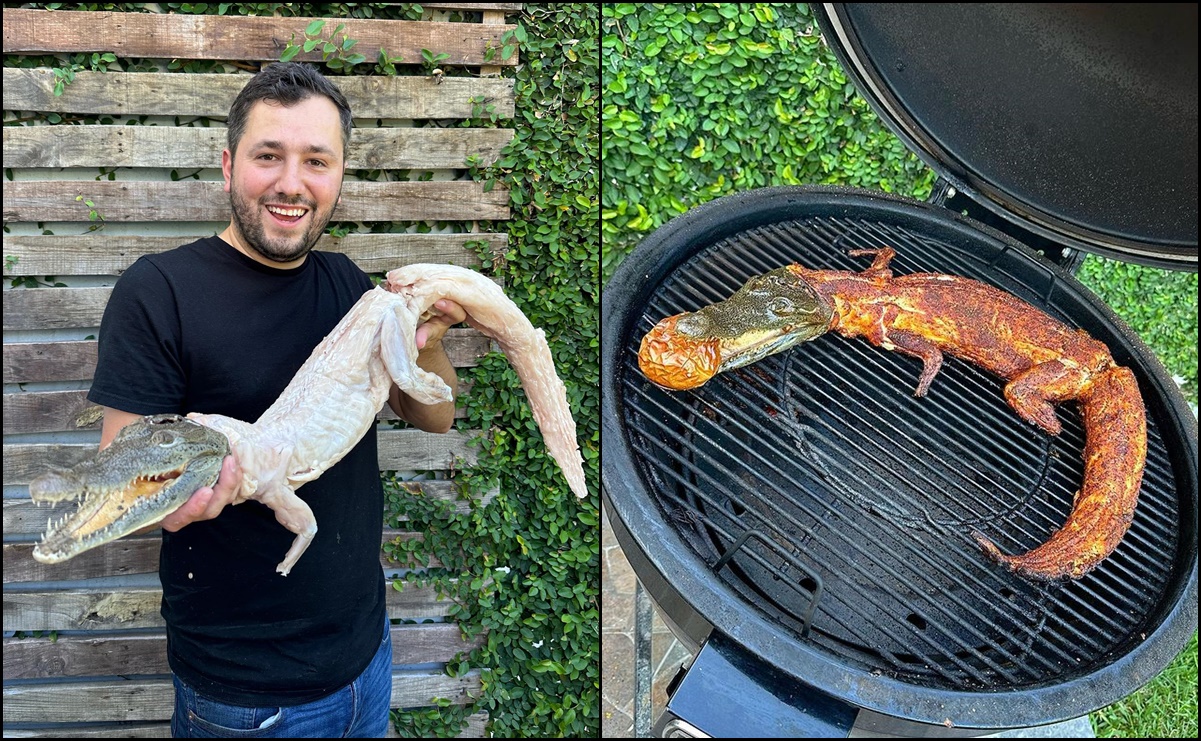 cocodrilo asado | El Universal
