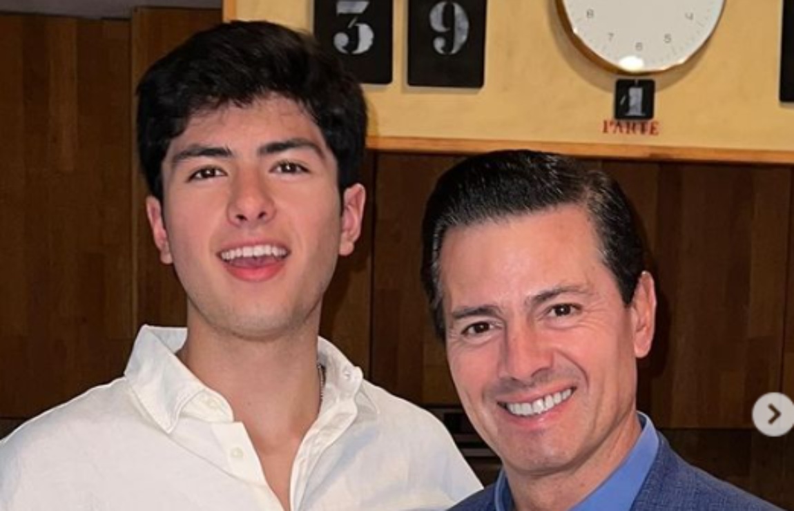 Enrique Peña Nieto reaparece junto a su hija Paulina en emotiva foto