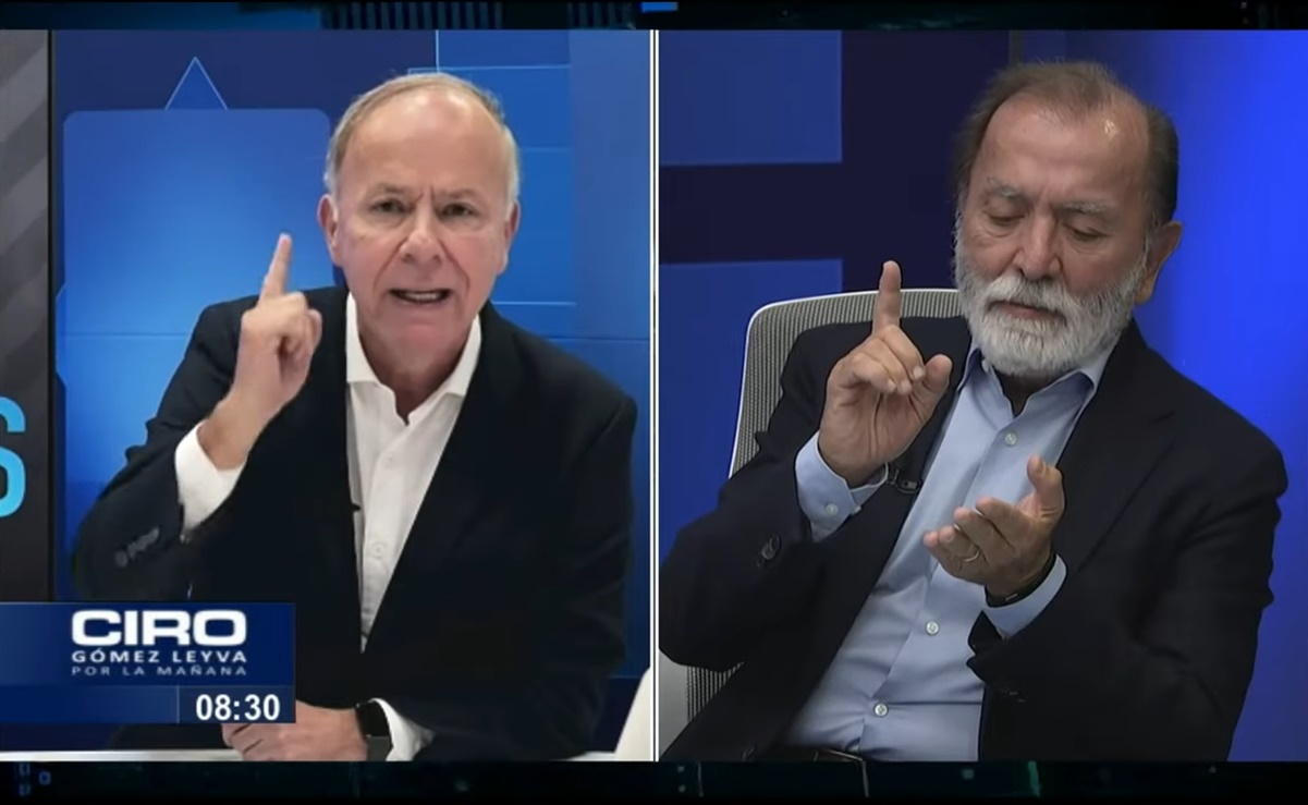 Así despidió Ciro Gómez Leyva a Epigmenio Ibarra de programa tras ...