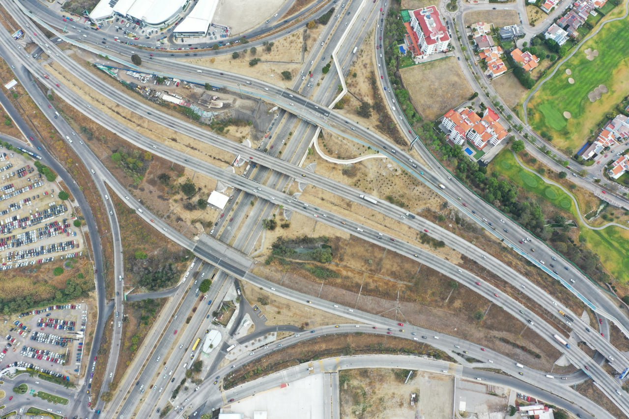 Así se construyó el primer distribuidor vial de la ciudad de Puebla ...