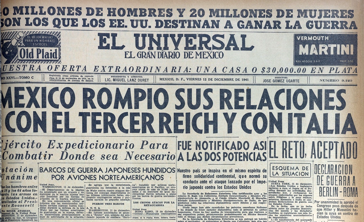México En La Segunda Guerra Mundial El Universal