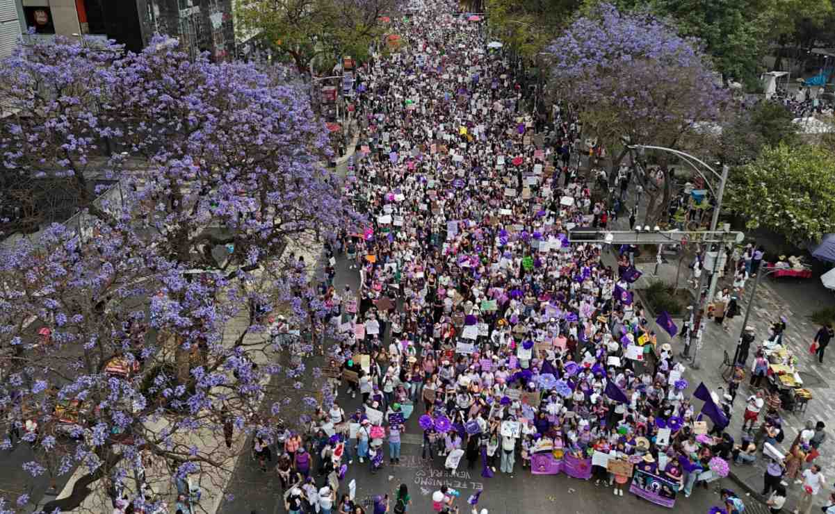 Marcha del 8M, en fotos: colectivas en CDMX alzan la voz contra la ...