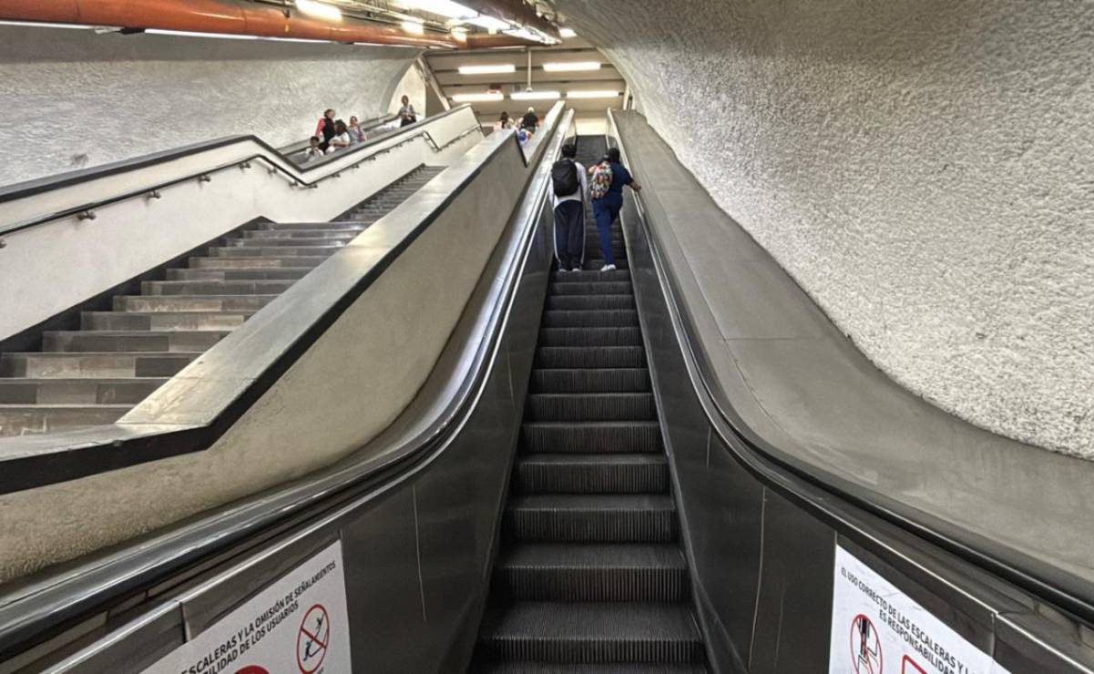 En funcionamiento, las ocho escaleras instaladas en estación Polanco ...