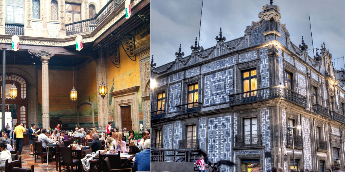 Casa de los Azulejos de CDMX vs el Patio de los Azulejos de Puebla ...
