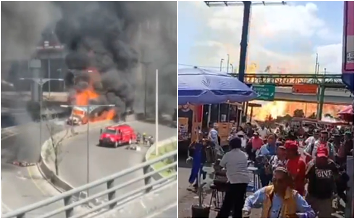 Videos de terror: así explotó la pipa de gas en Puente de la Concordia ...