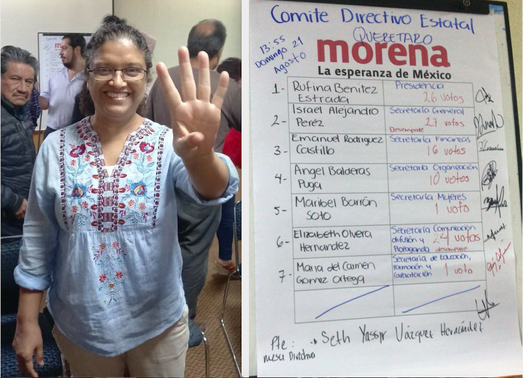 "Rufina Benítez, la nueva dirigente de Morena Querétaro, debe generar ...