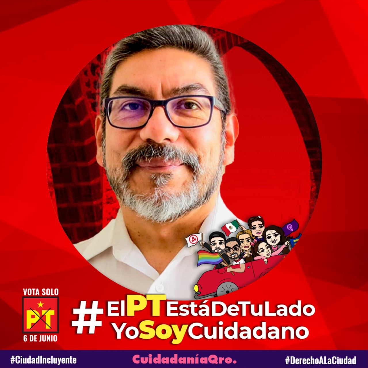 Reconocen labor de activista Walter López en Querétaro