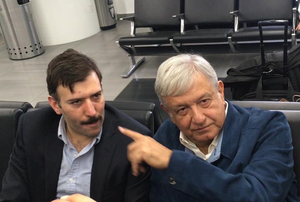 Andy López Beltrán saliendo de Prada y en hotel de 5 estrellas; Claudio ...