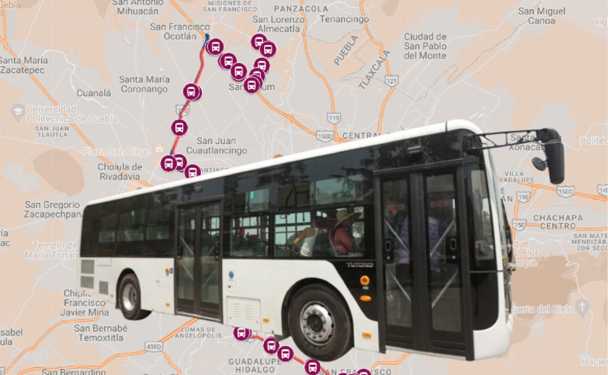 Gobernador de Puebla inaugura Línea 4 de la RUTA que comunica 6 municipios