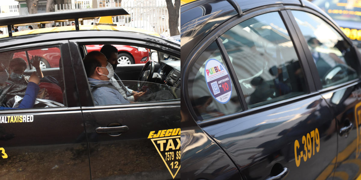 Cómo identificar un taxi seguro en la CAPU | El Universal Puebla