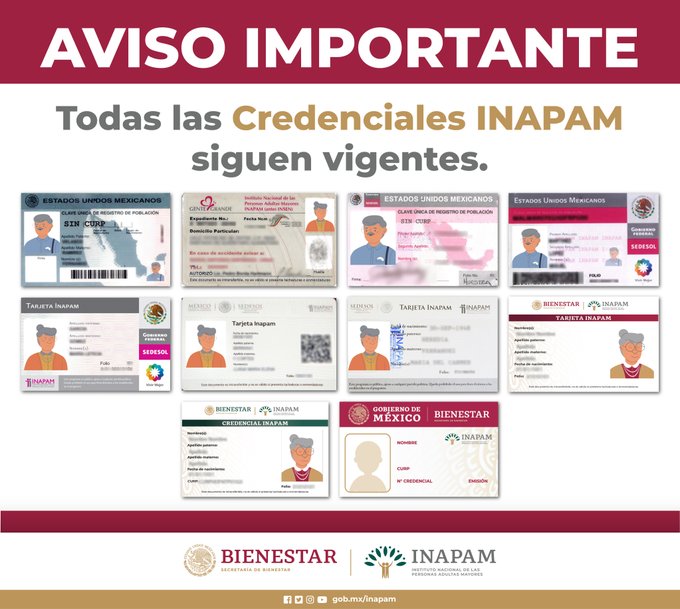 Cómo puedes obtener 12 mil pesos con la tarjeta del INAPAM | El ...