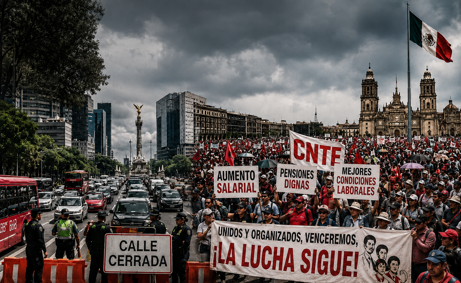 Megamarcha de transportistas CDMX: Rutas afectadas y hora del bloqueo ...