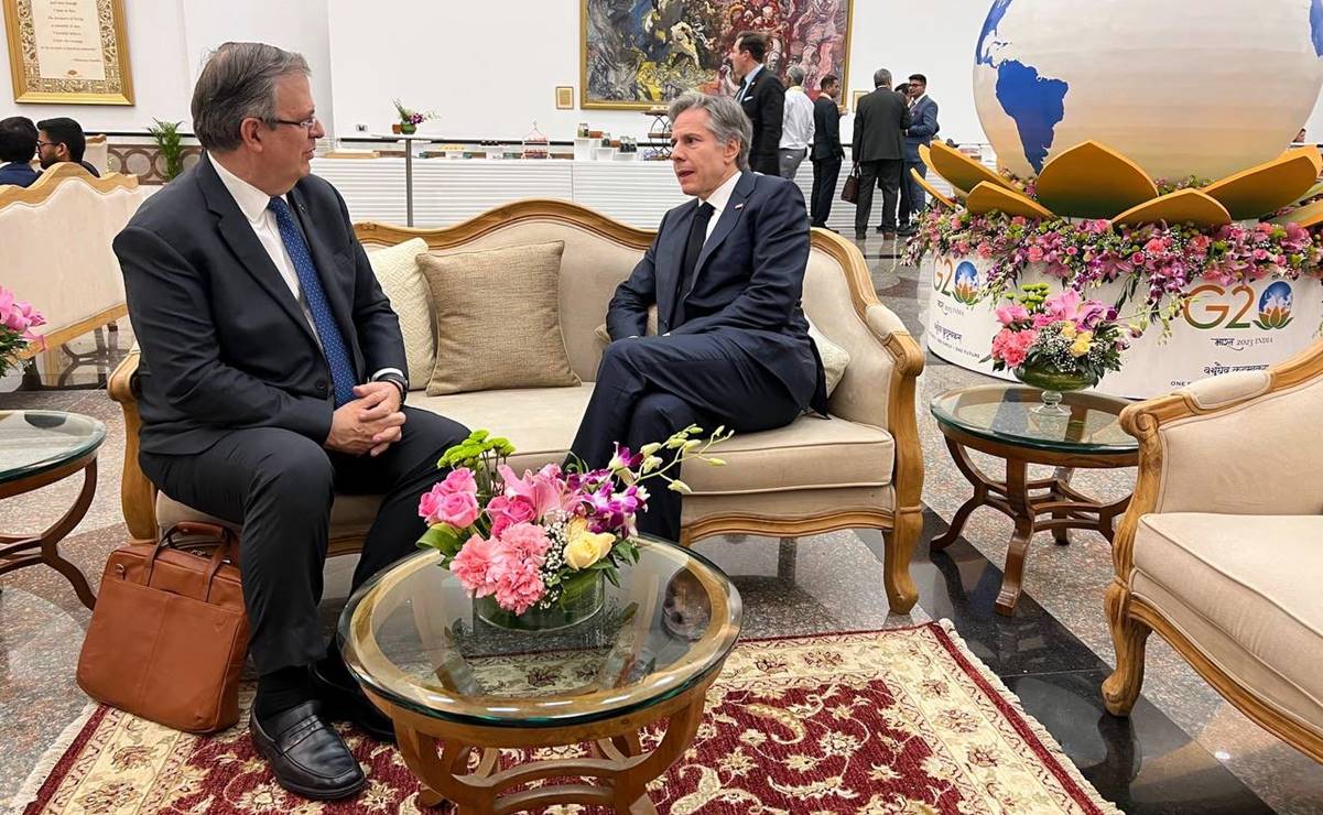 Marcelo Ebrard saluda al primer ministro de India de parte de AMLO