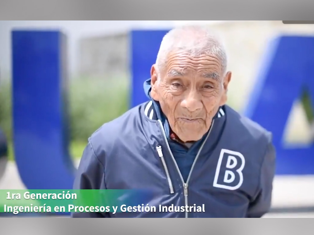 ¡Felicidades! A sus 84 años, Felipe Espinosa tuvo graduación virtual en ...