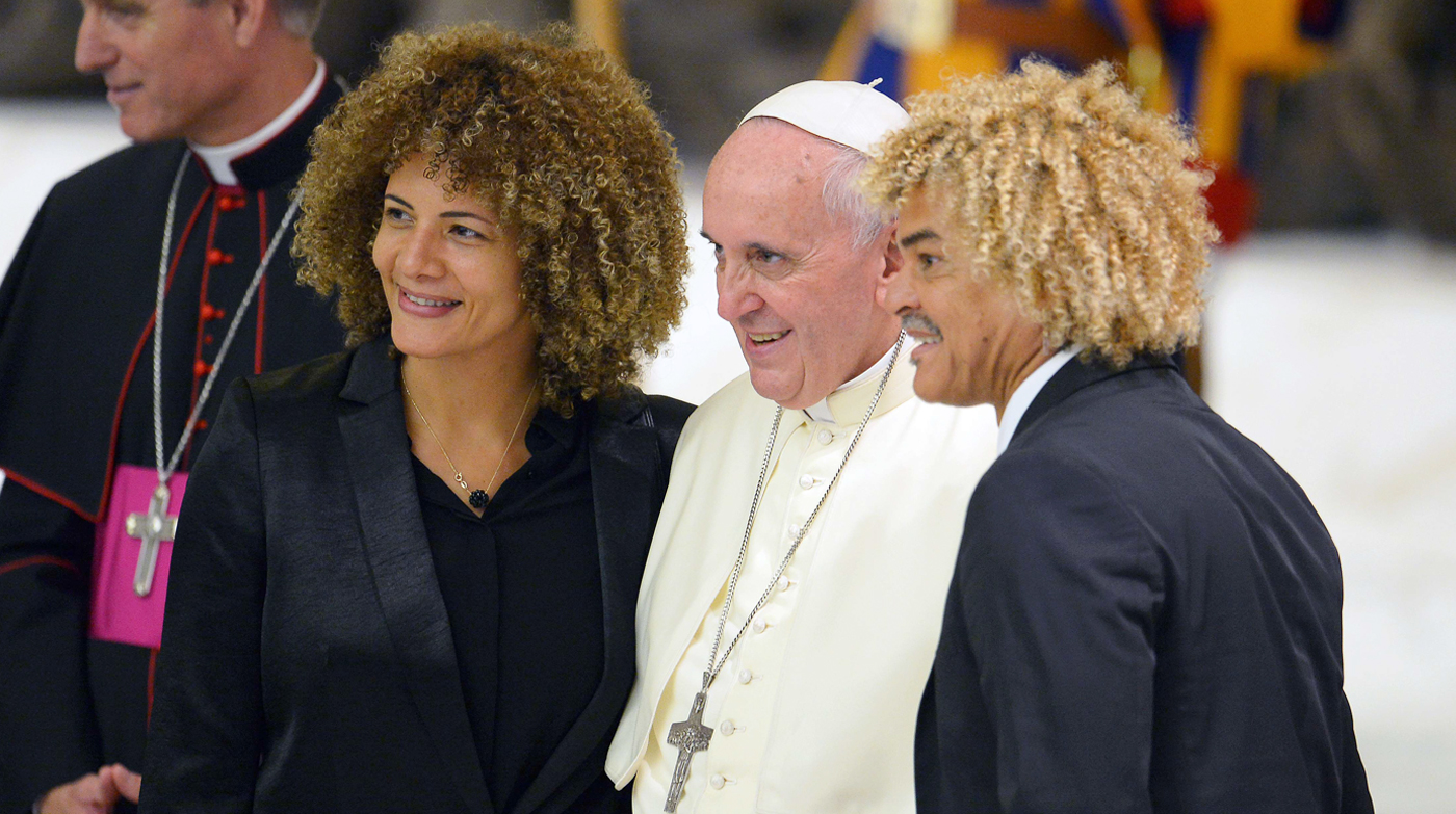 Carlos Valderrama Claribeth Valderrama