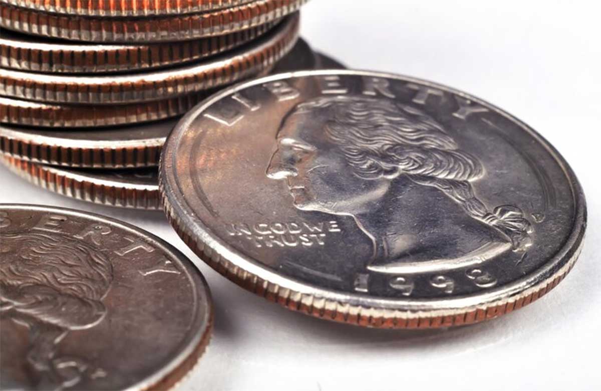 Valores De Las Monedas De 25 Centavos De Plata Numismática USA: Esta