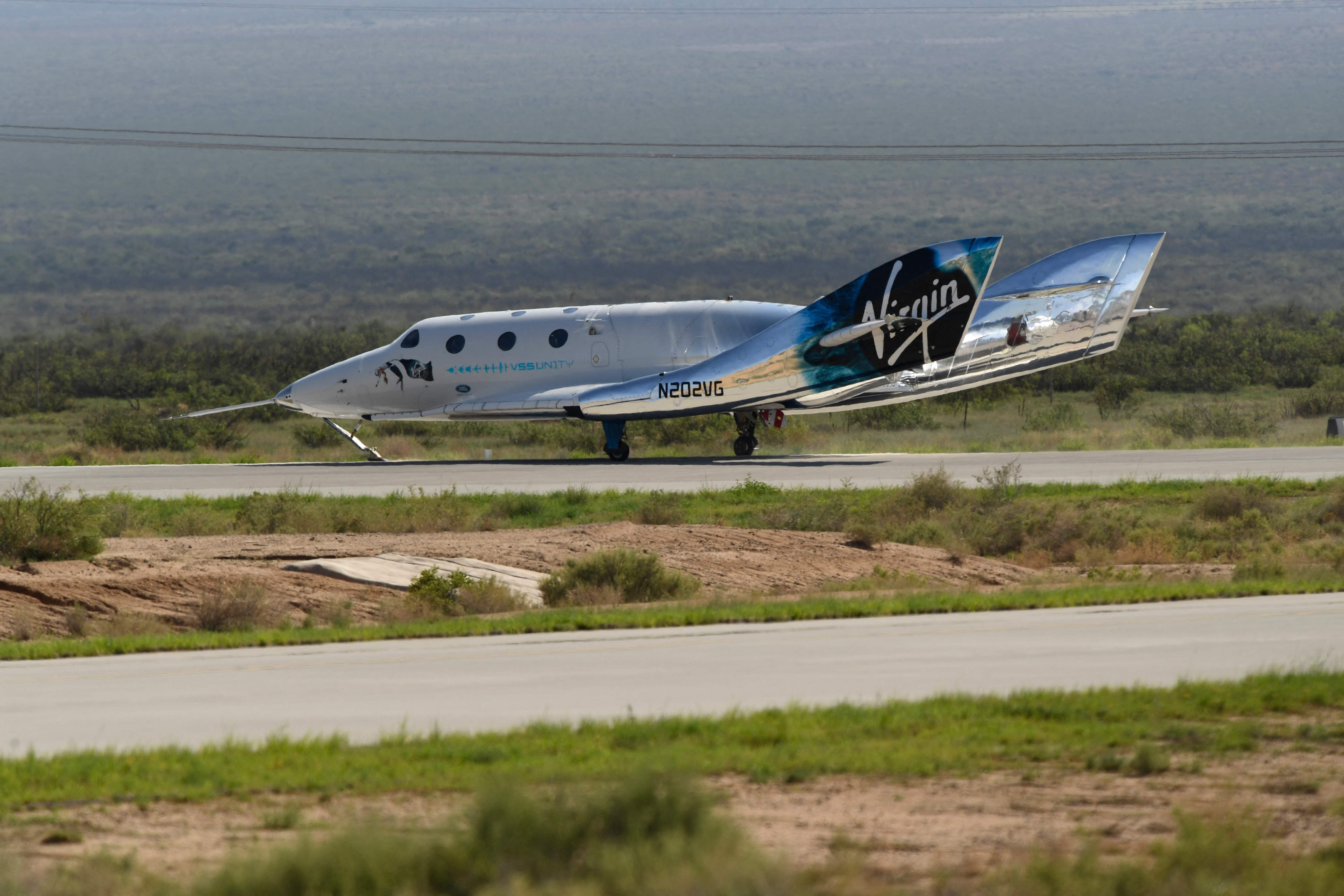 La Nave Espacial Virgin Galactic De Richard Branson Llega Al Espacio