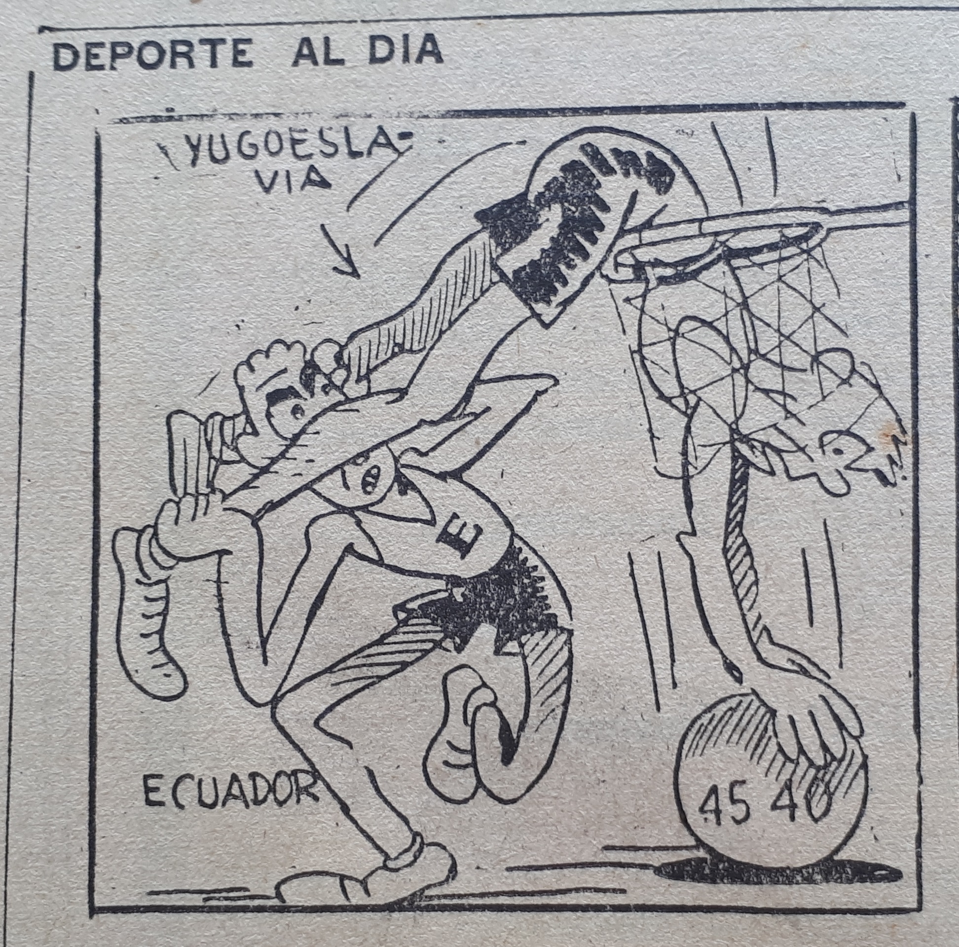 Hace 69 años y en medio de apuros: la única vez que Ecuador jugó la ...