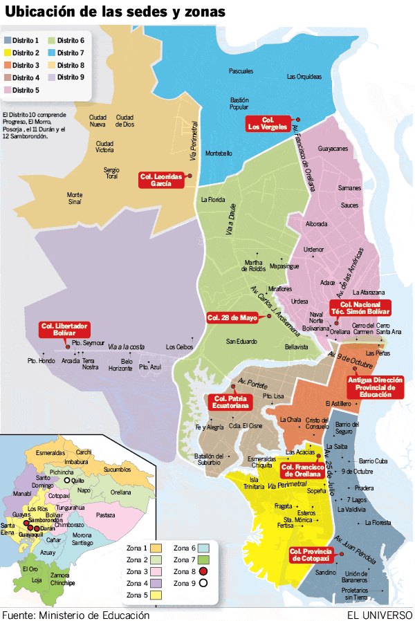 Educación funcionará por distritos en el periodo 2013 | Comunidad ...