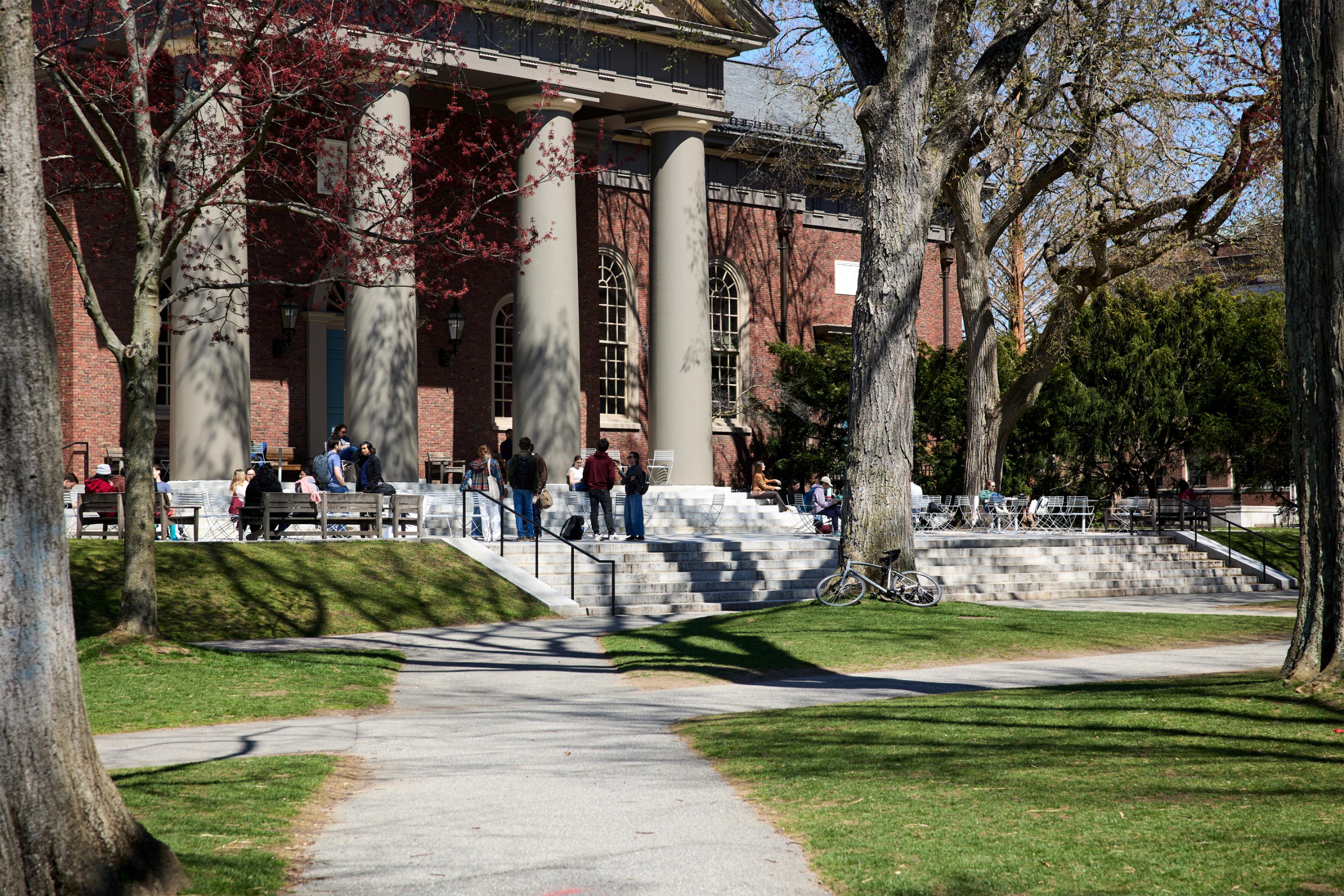 Campus Da Faculdade De Direito De Harvard Admissão Na Harvard: