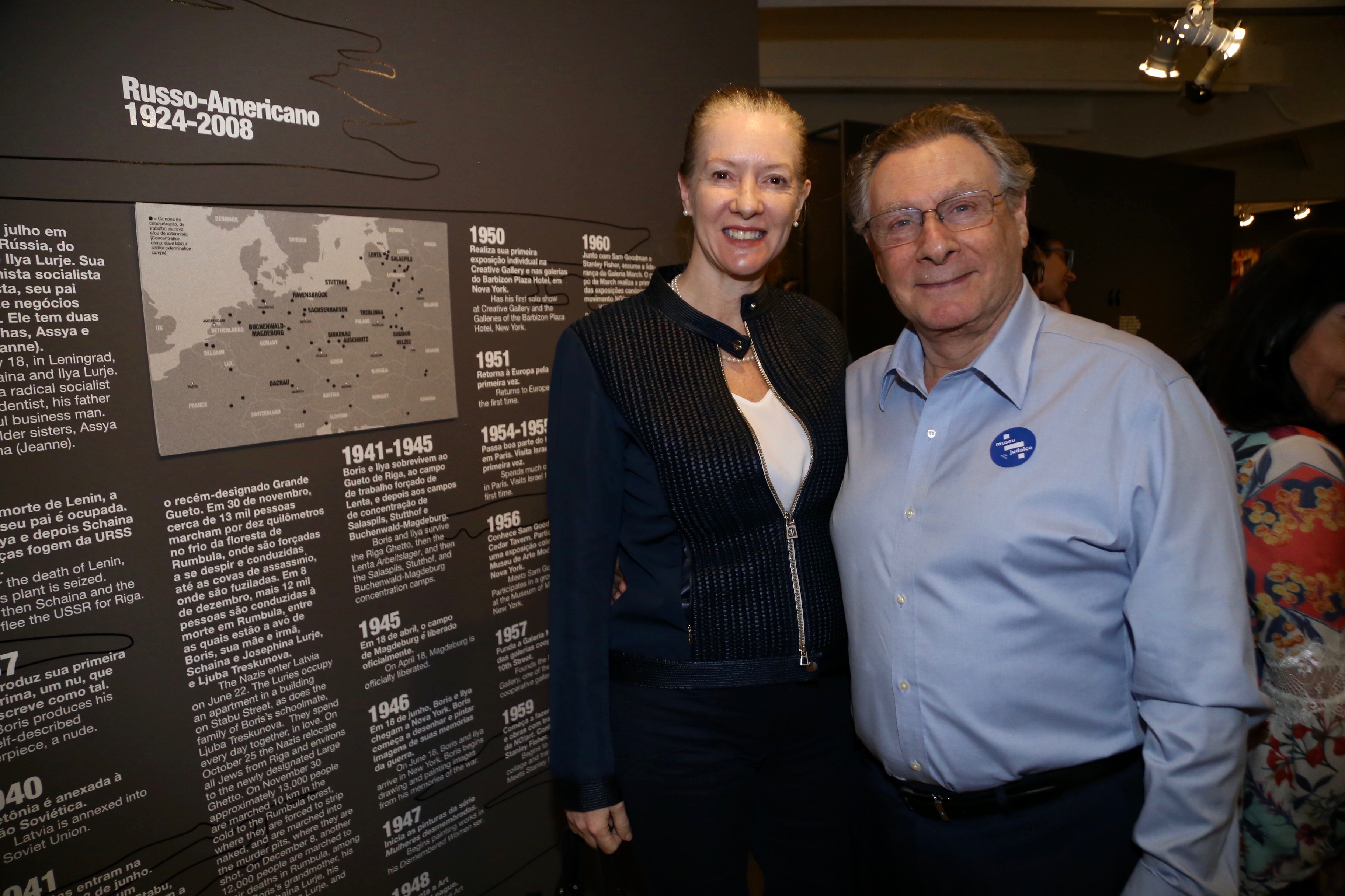 Inauguração da exposição "Boris Lurie - Arte, Luto e Sobrevivência" no ...