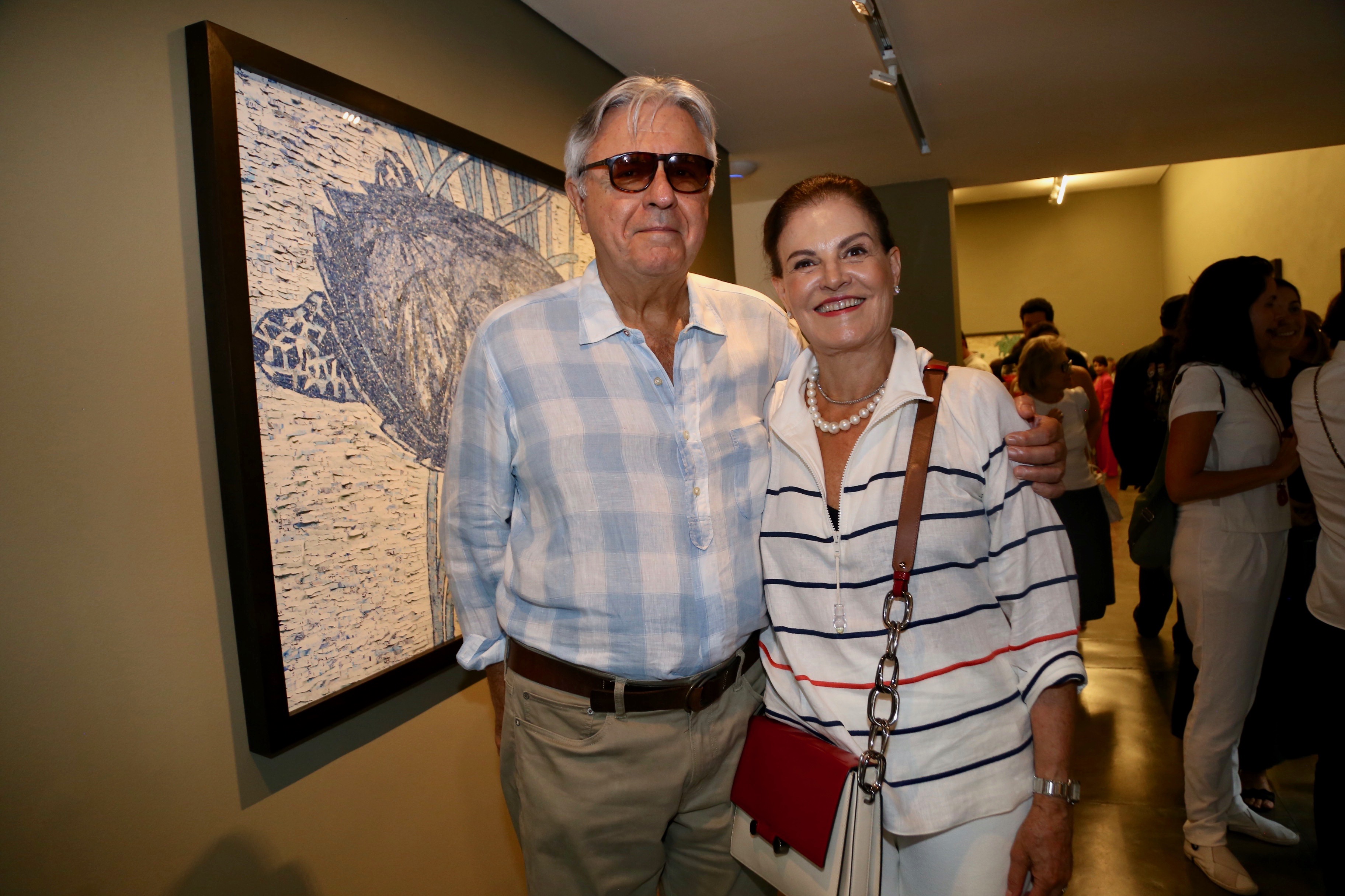 Abertura da exposição "Dinheiro Vivo" de Vik Muniz, na Galeria Nara ...