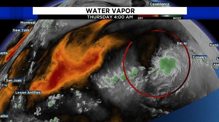 Caribbean Water Vapor Loop