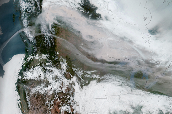 Oregon Current Satellite Image