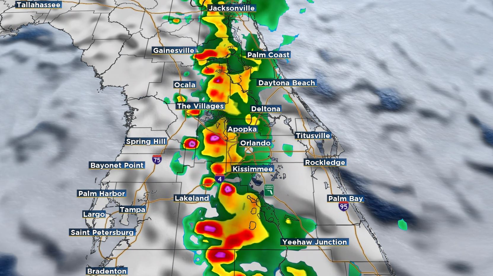 Melbourne Florida Radar Map