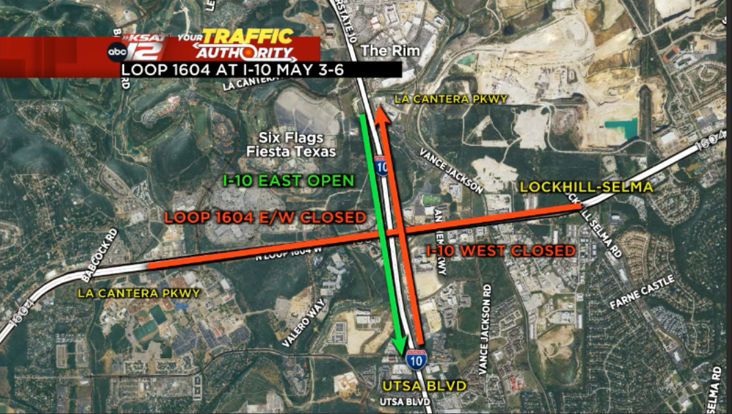 Construction Closures San Antonio