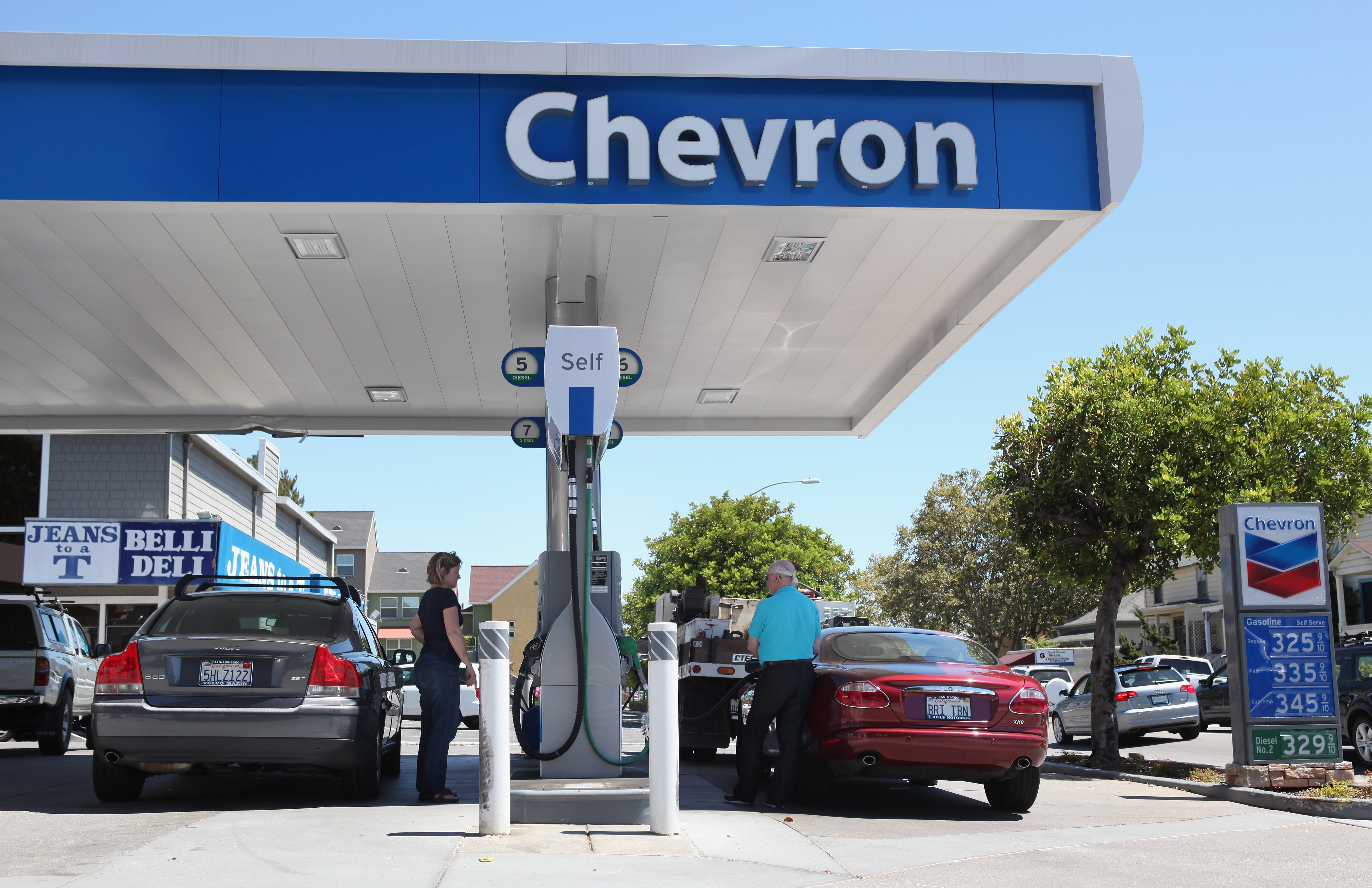 Chevron Gas Station Logo