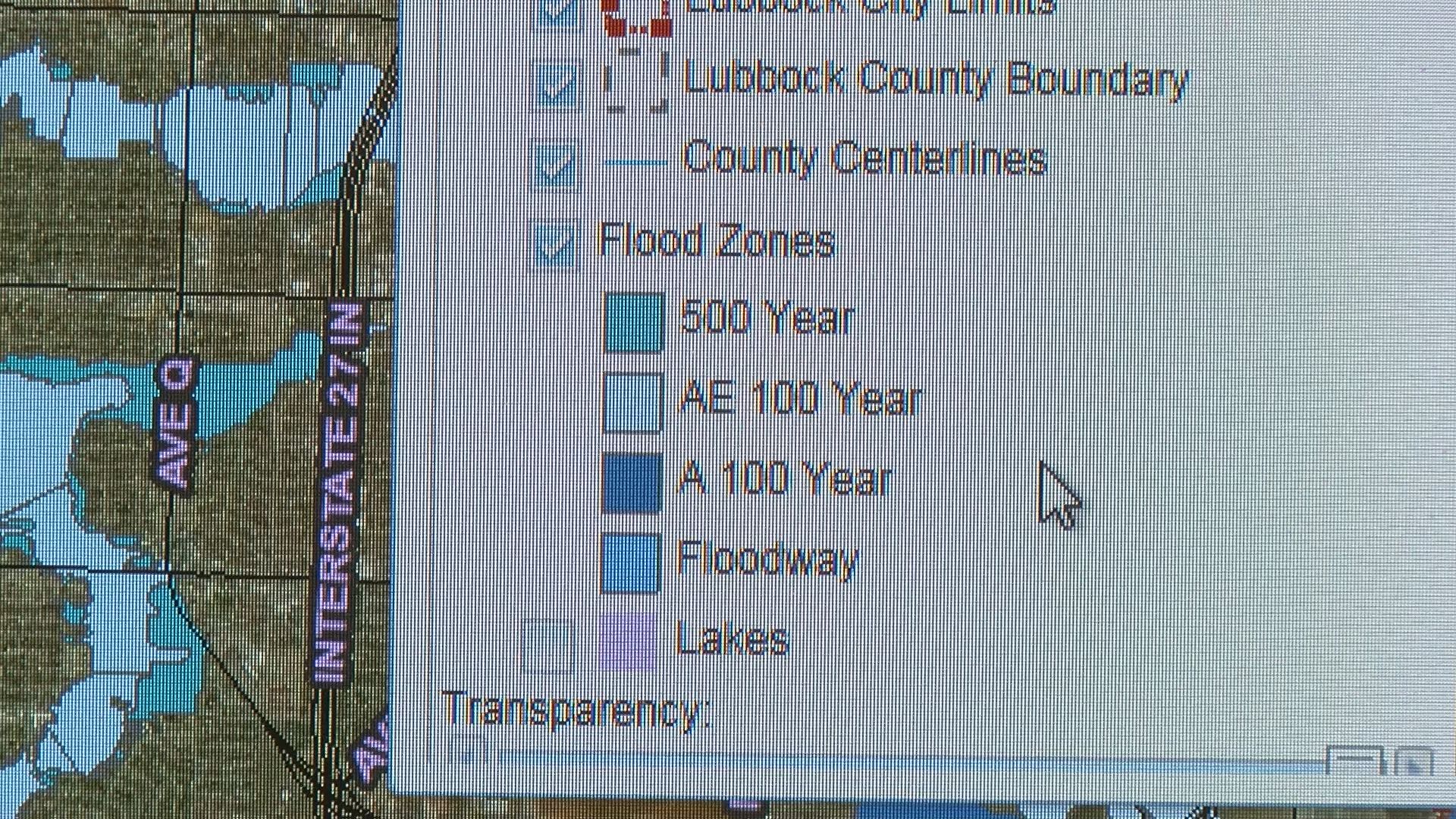 Lubbock Texas Floodplain Map