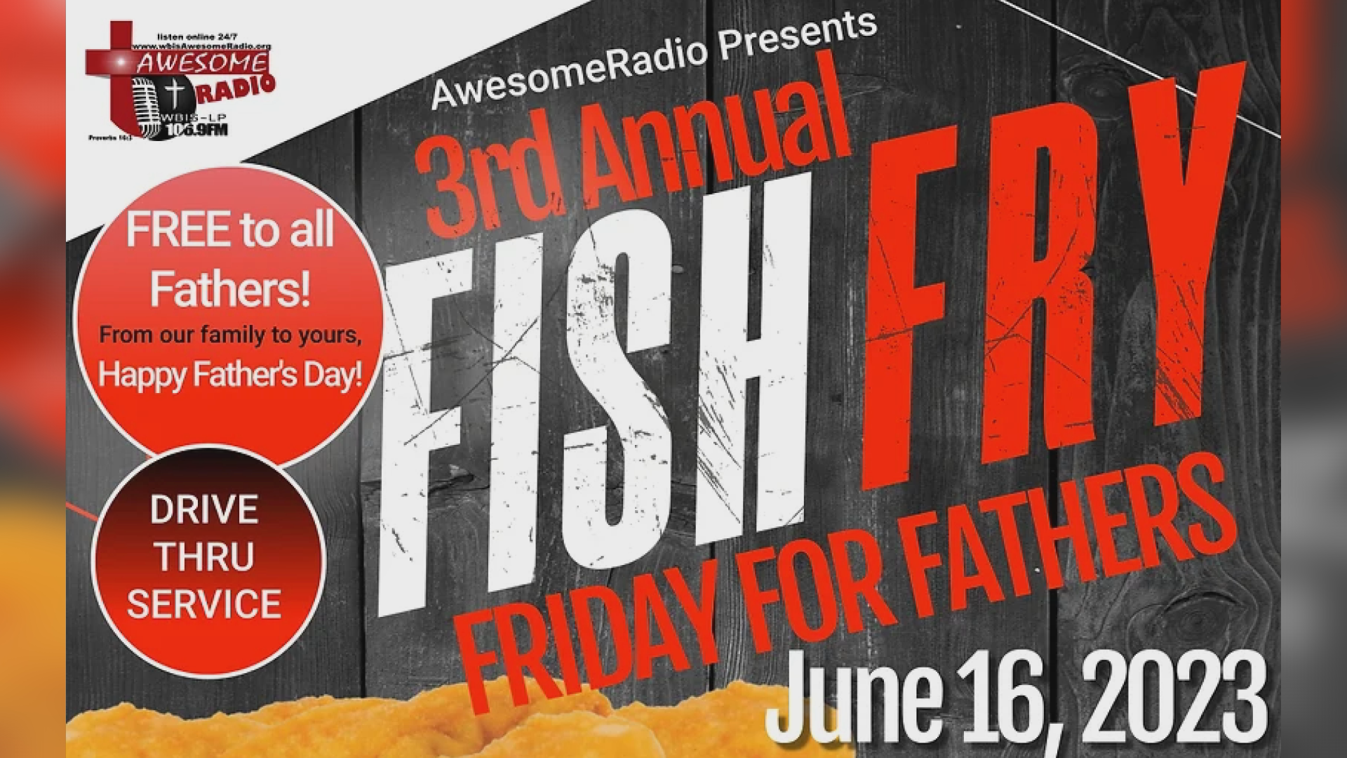 Church Fish Fry Flyer