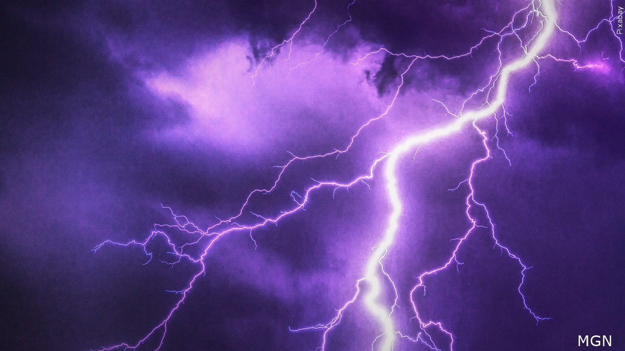 Purple Lightning Strike