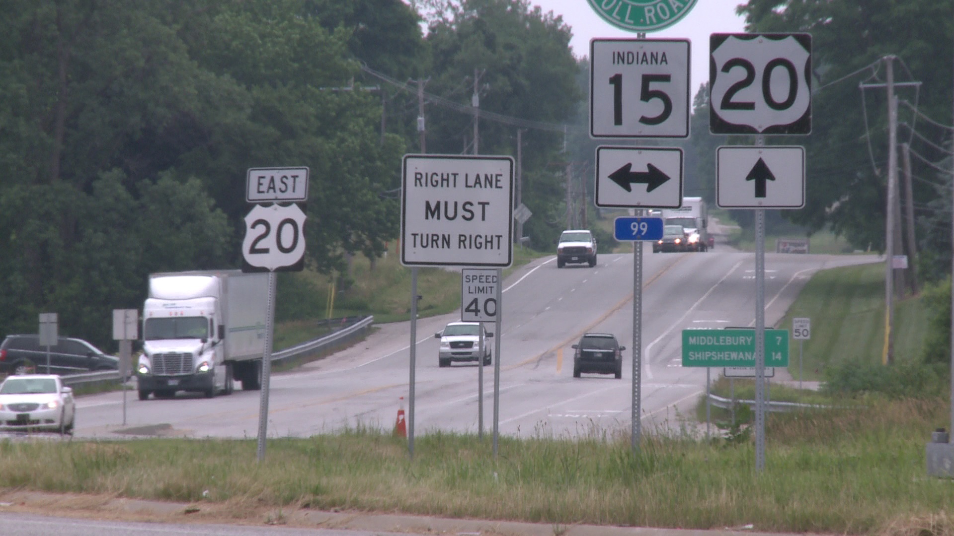 Right Lane Must Turn Right