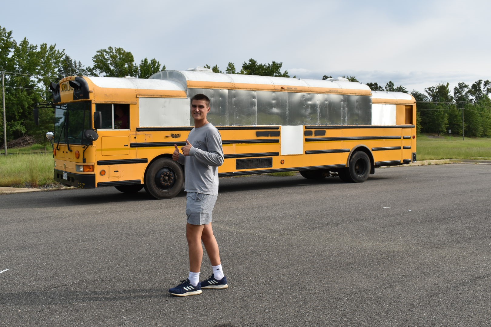 Roof Of School Bus