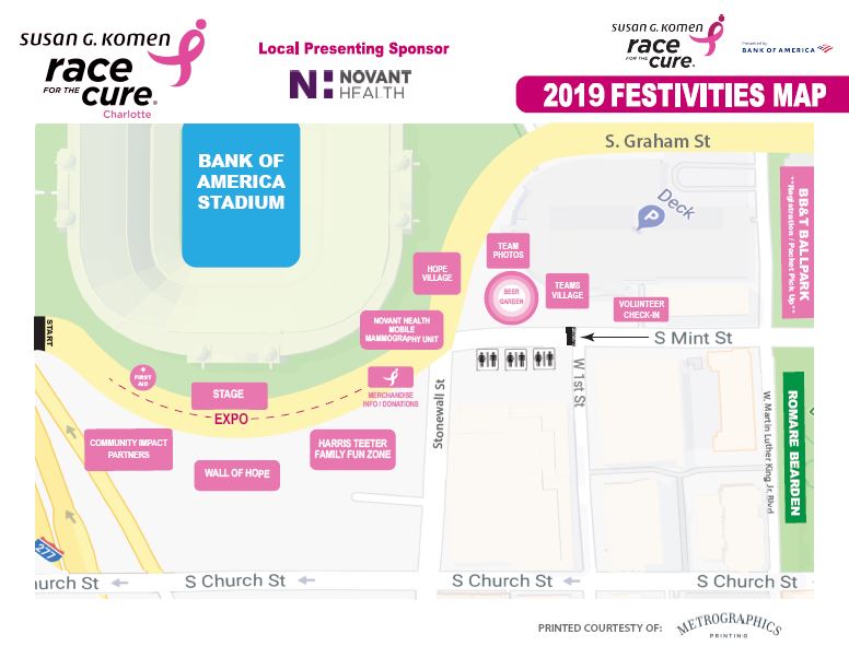 The Race For Cure Map