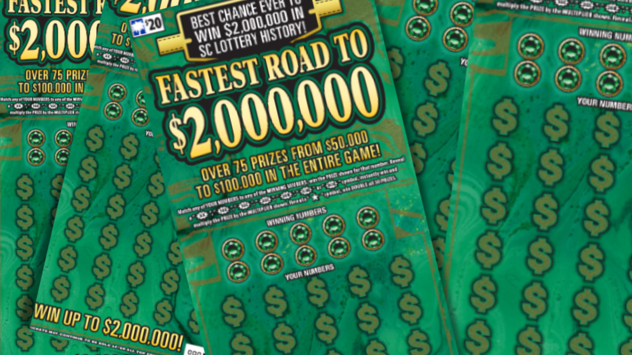 Winning Scratch Off Lottery Ticket